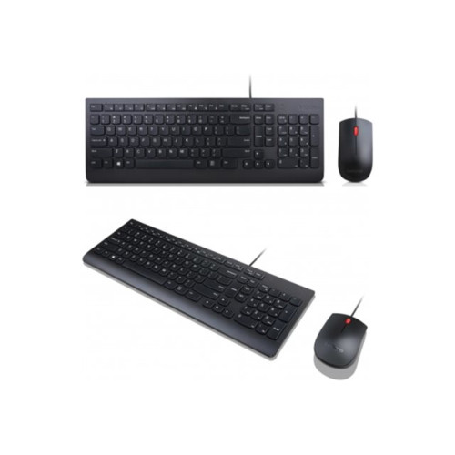 Essential Wired Combo Keyboard and mouse set - USB - Spanish - Latin ...